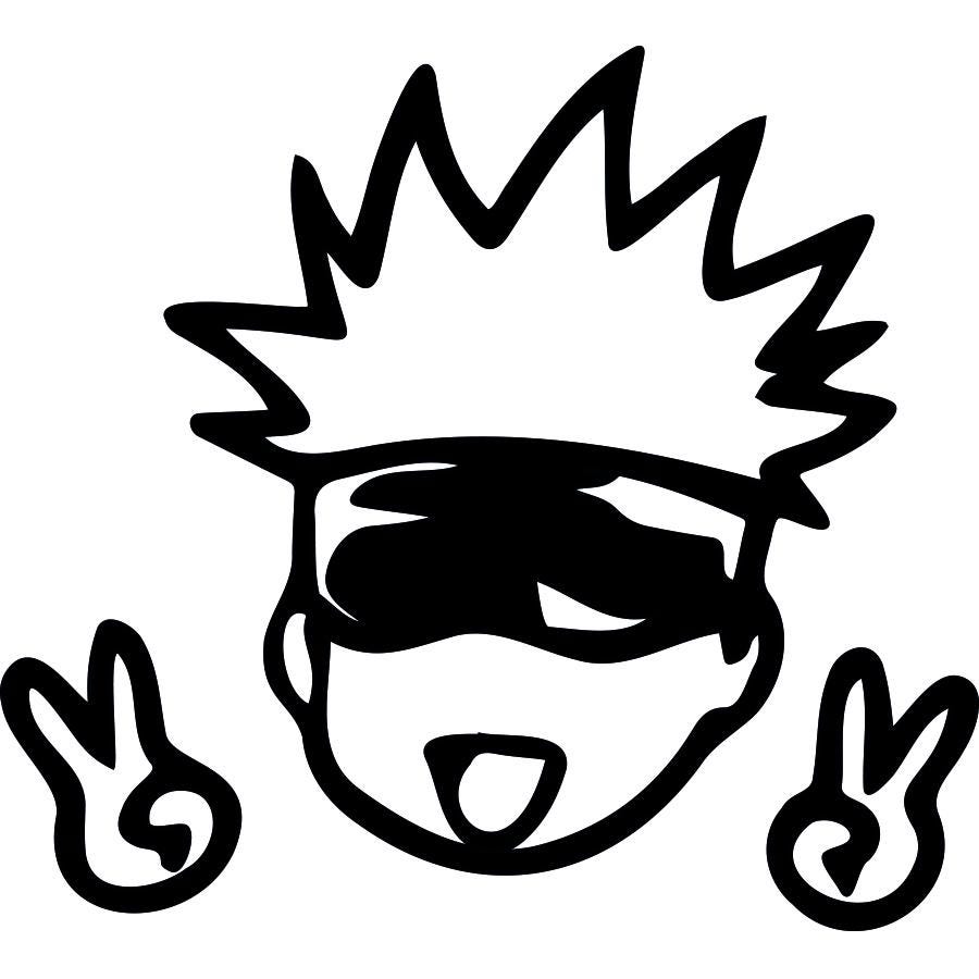 Gojo Jujutsu Kaisen 2d Design - Etsy