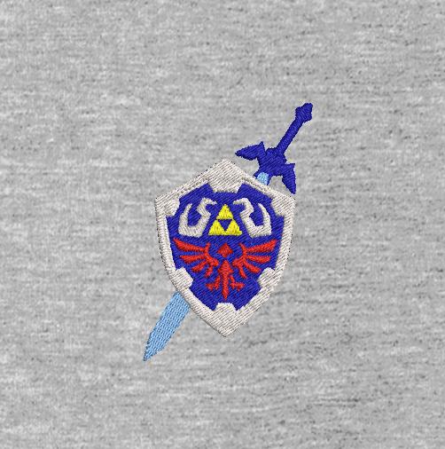 Zelda Shield Embroidery Files - Etsy