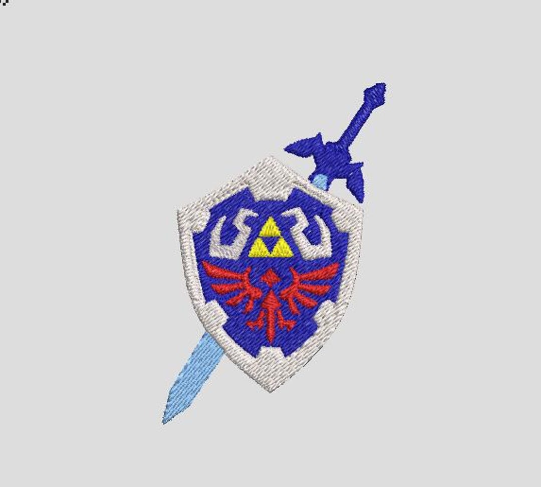 Zelda Shield Embroidery Files - Etsy