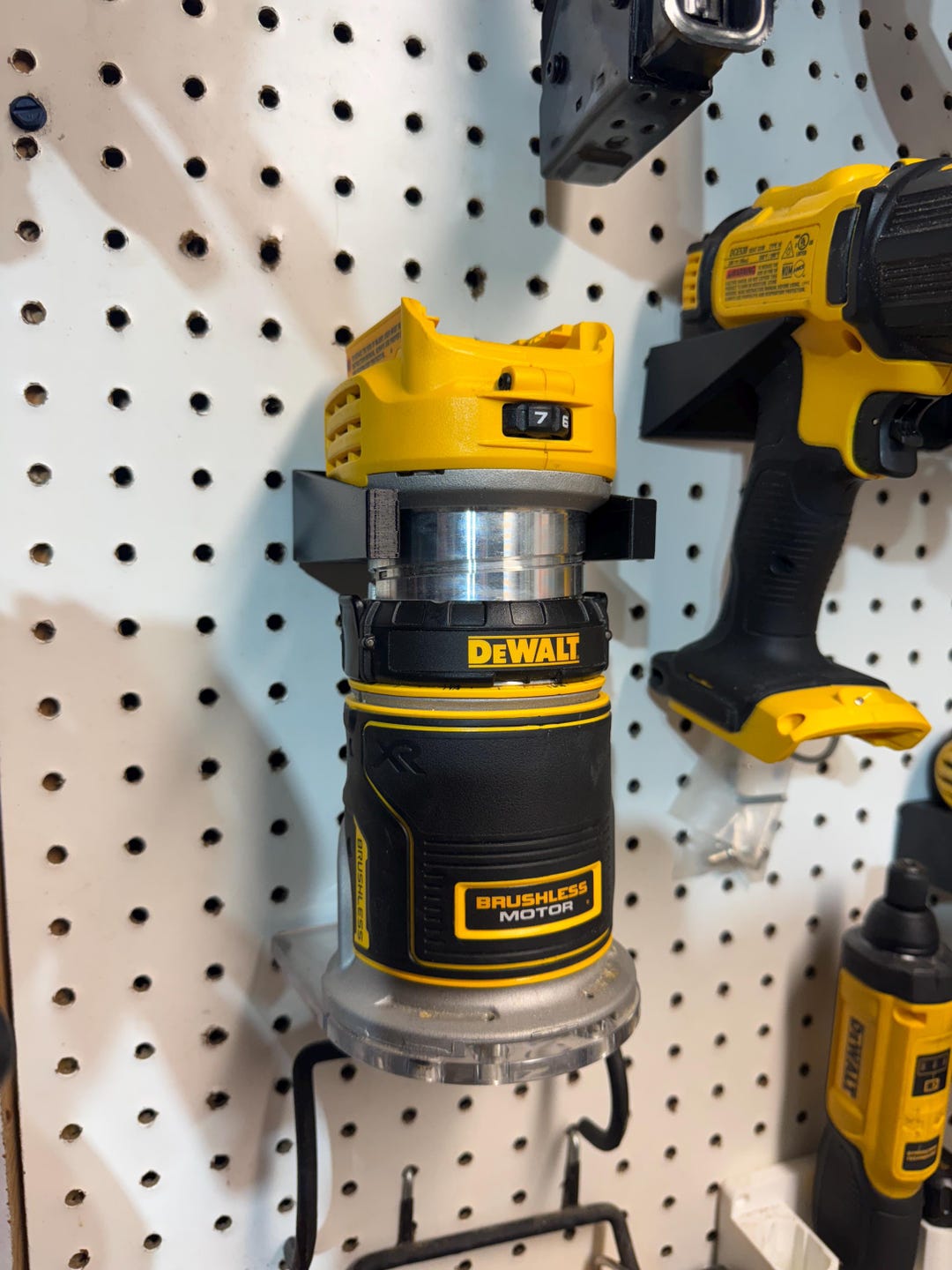 Dewalt Router Pegboard Mount: 3D Printed PETG Tool Storage - Etsy