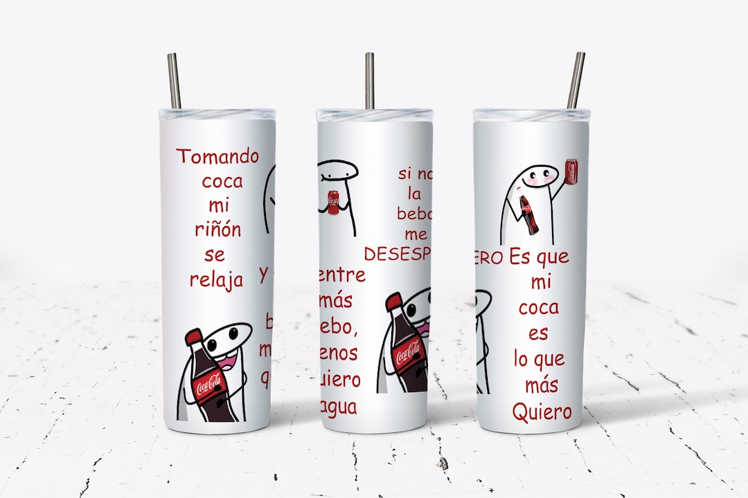 Design for Sublimation: Drinking Coca Flork 20 Oz Tumbler Digital ...