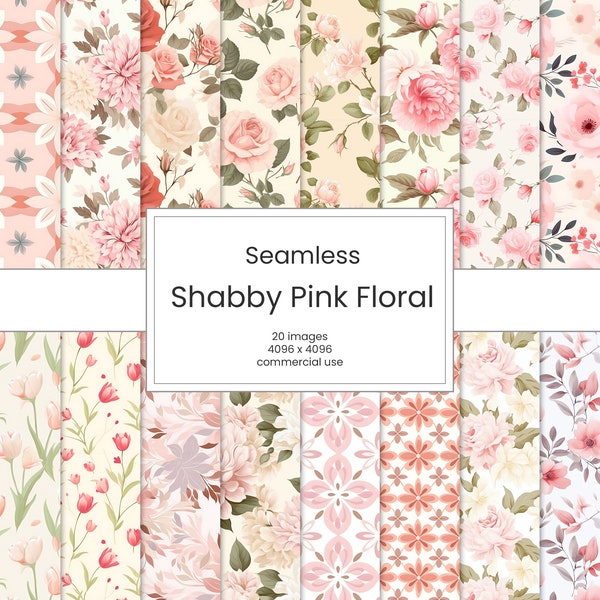 Blush Floral Wallpaper - Etsy