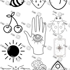 Variety Set of 4 Iron on Embroidery Patterns Downloadable PDF - Etsy