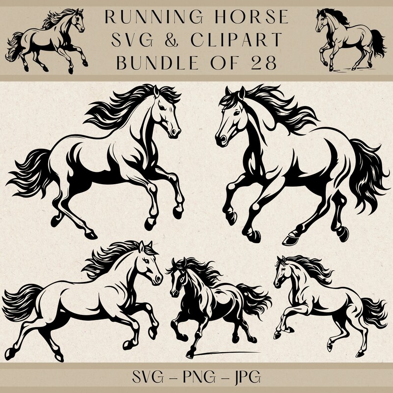 Horse Svg - Etsy