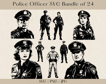 Polizeioffizier svg, Polizeioffizier svg bündel, Polizei svg, Cop svg, Polizei svg Bundle ...