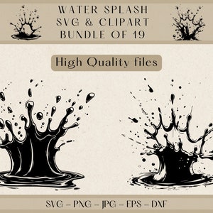 Water Splash SVG, Water Splash Clipart, Water Splash Png, Water Splash ...