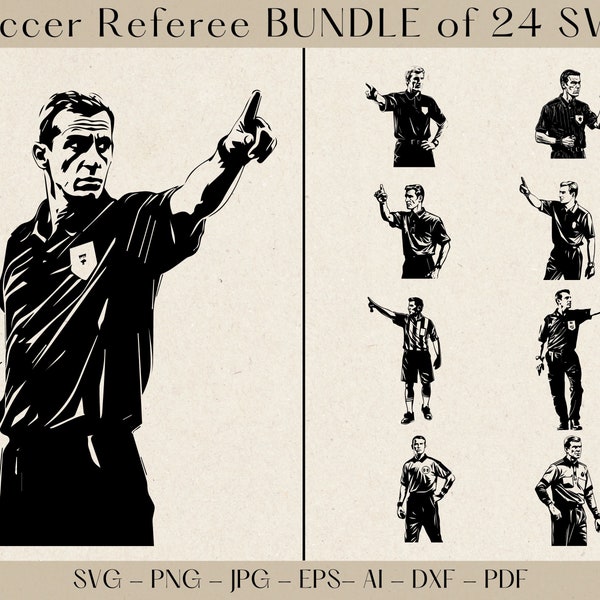 Football Referee Svg - Etsy