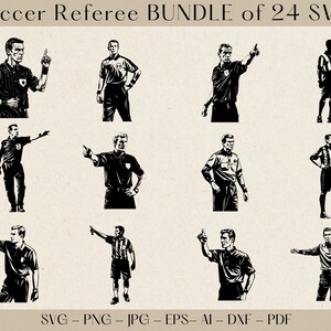 Soccer Referee Svg Bundle, Football Referee Svg Bundle, Soccer Svg ...