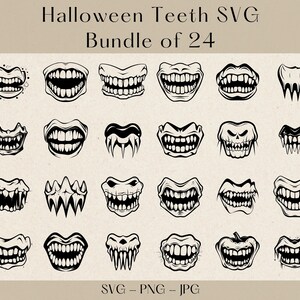 Halloween Teeth SVG, Vampire Teeth SVG, Vampire SVG, Halloween Svg ...