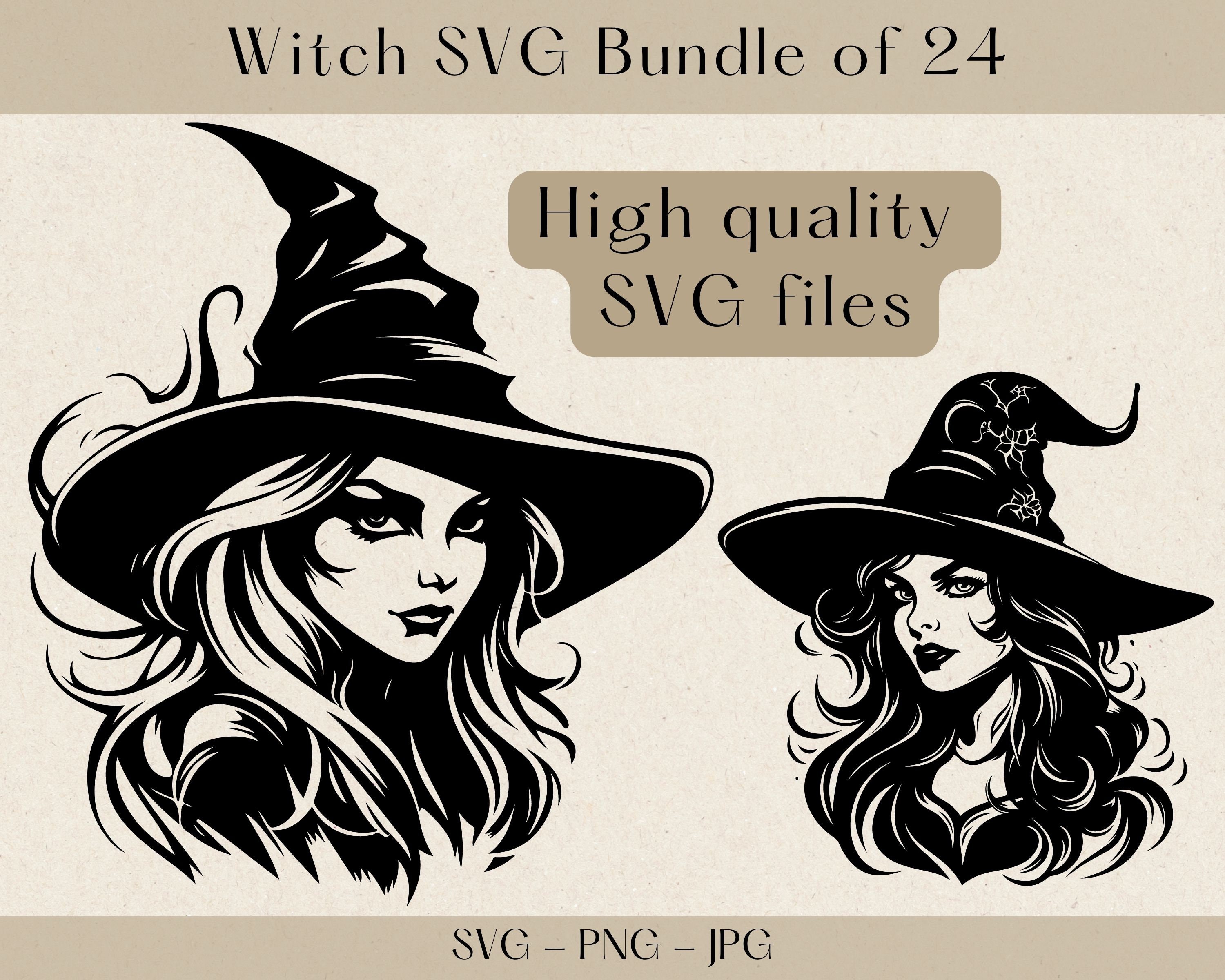 Witch SVG Witch SVG Bundle Witch PNG Witch Svg Files for - Etsy Australia