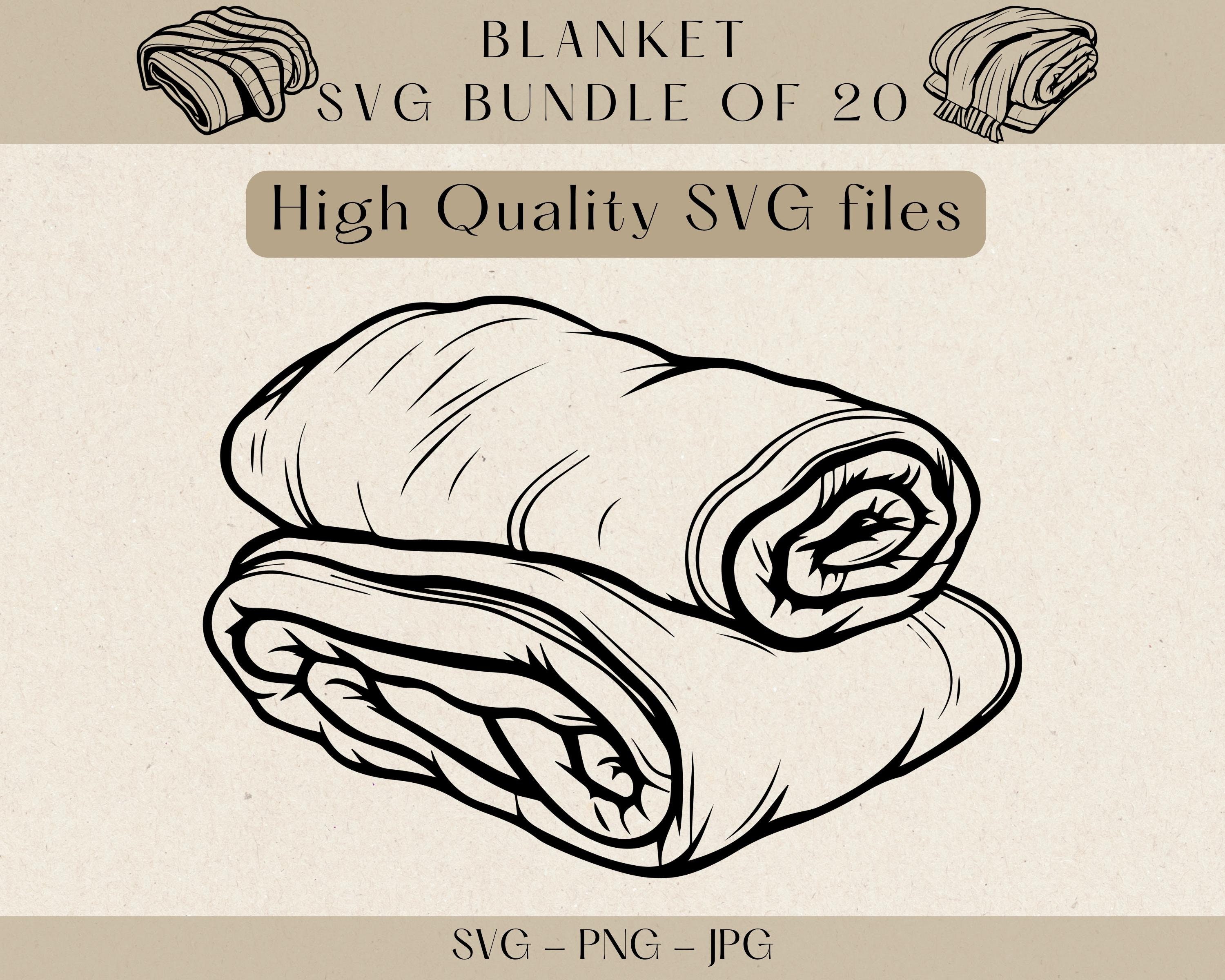 Blanket SVG Blanket Clipart Blanket Vector Blanket - Etsy