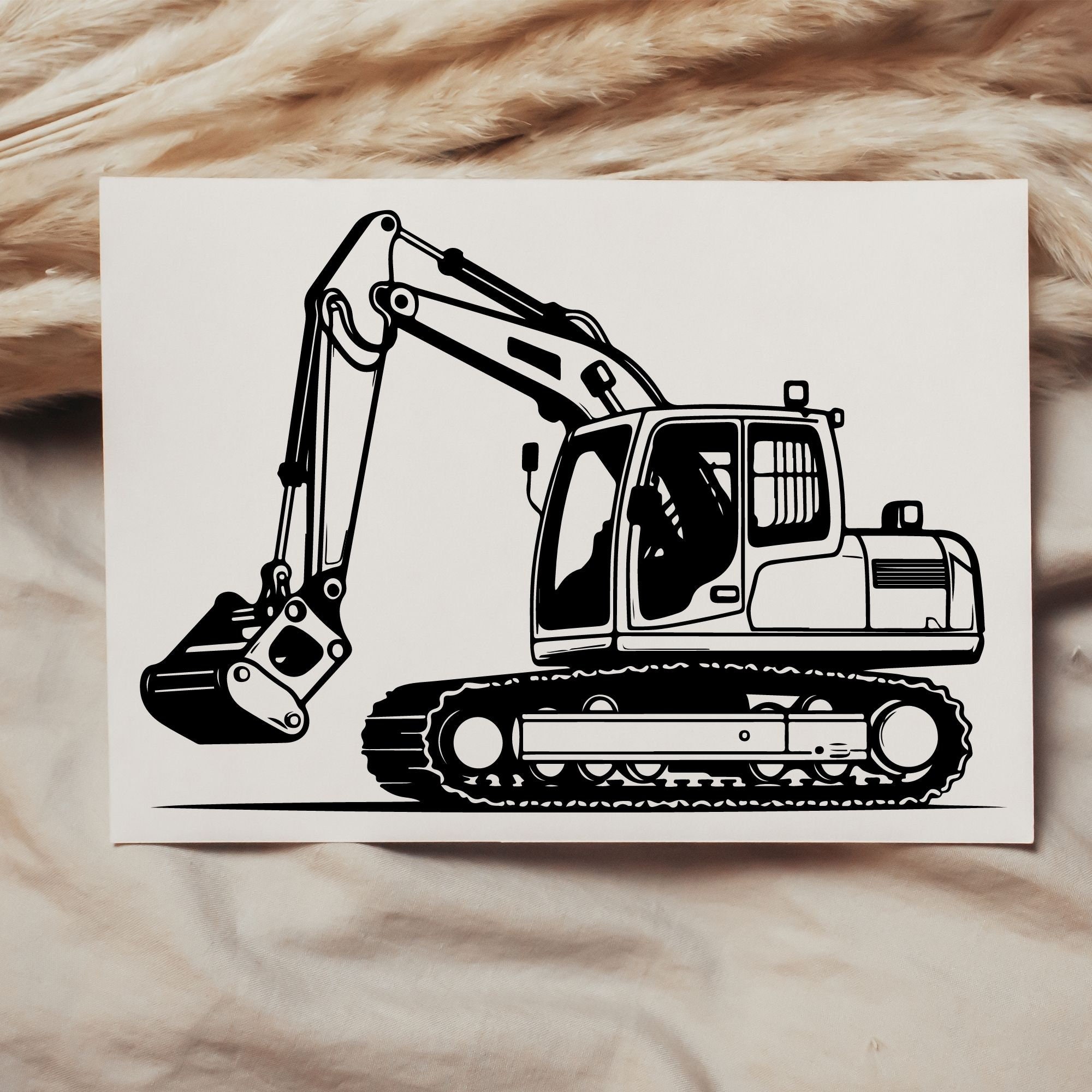Excavator Svg Excavator Svg Bundle Excavator Png Digger - Etsy