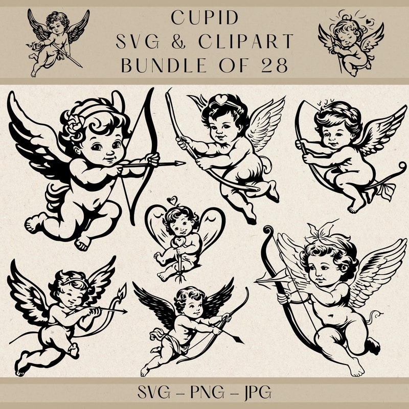 Cherub Svg - Etsy