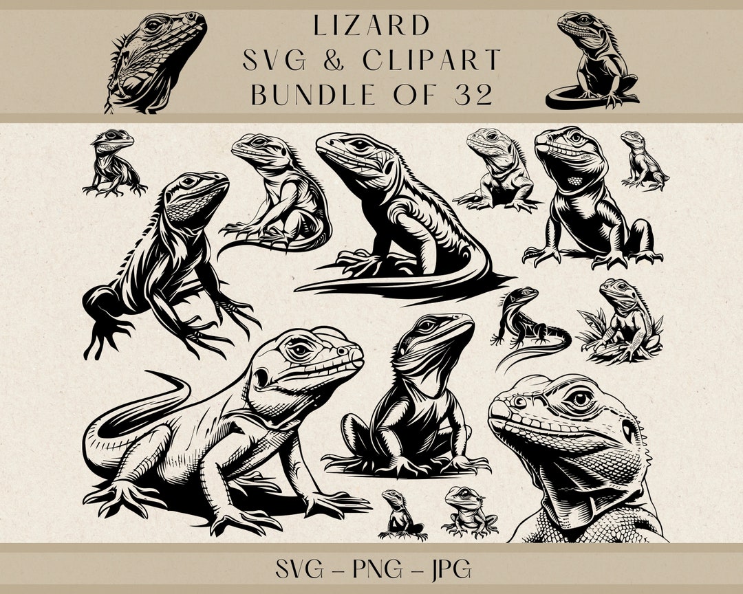 Lizard SVG, Lizard Clipart, Lizard Png, Lizard Vector, Lizard ...