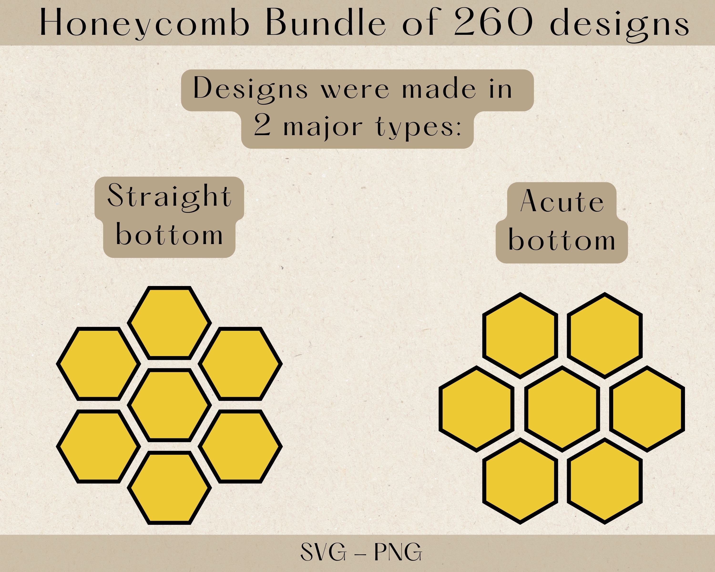 Honeycomb SVG Bundle Honeycomb SVG Hexagon SVG Honey Svg - Etsy
