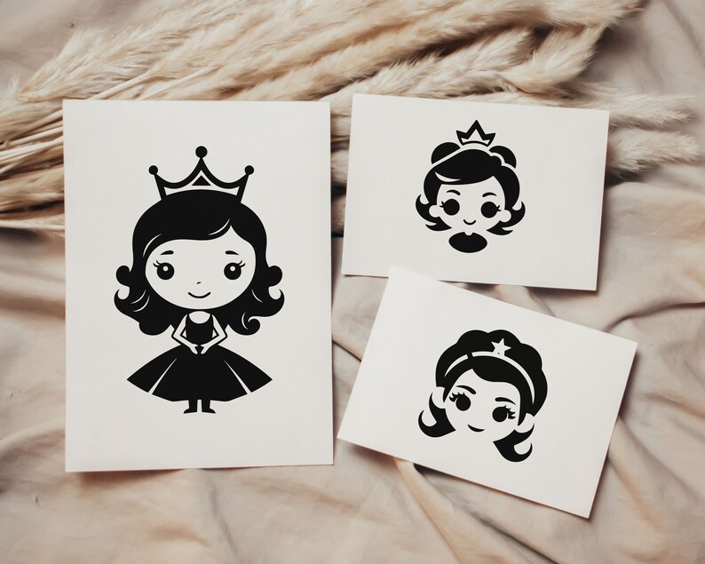 Princess SVG Bundle, Princess SVG, Princess Clipart, Princess ...