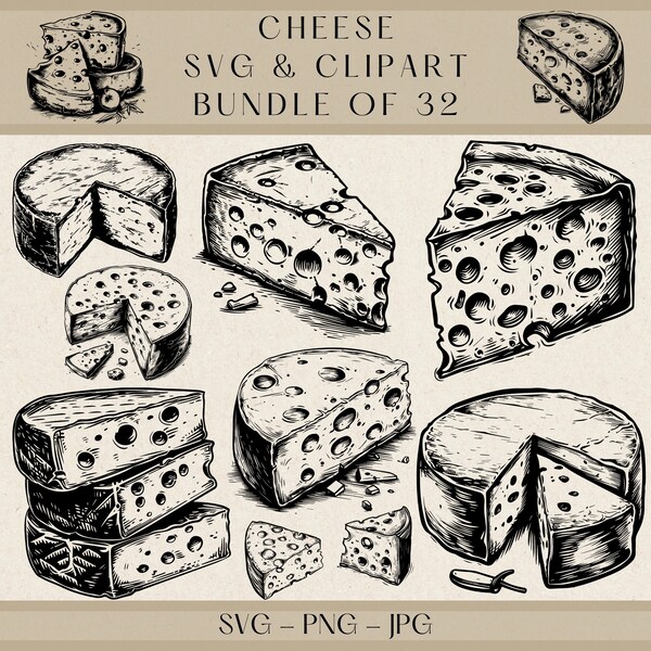 Cheese Svg - Etsy