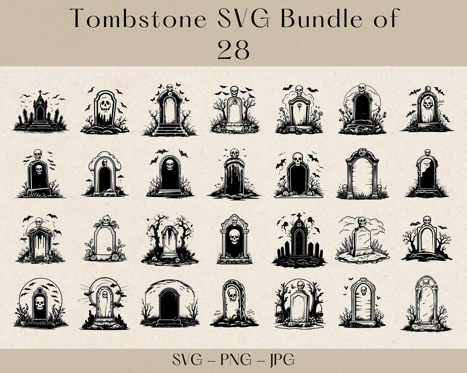 Tombstone SVG Tombstone SVG Bundle Tombstone Clipart - Etsy Australia