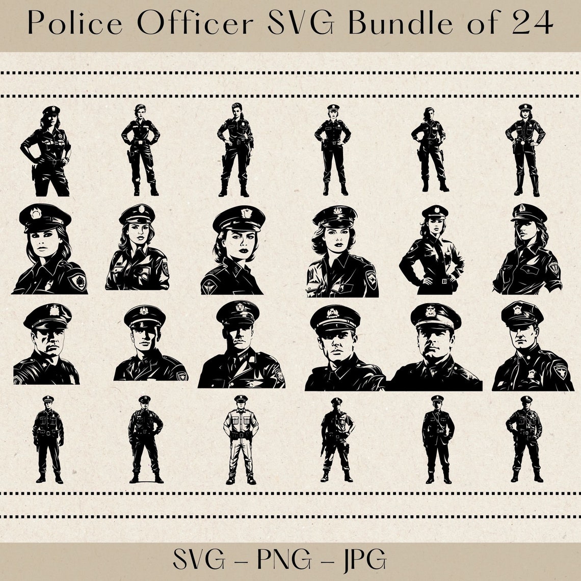 Police Officer Svg Police Officer Svg Bundle Police Svg Cop - Etsy ...