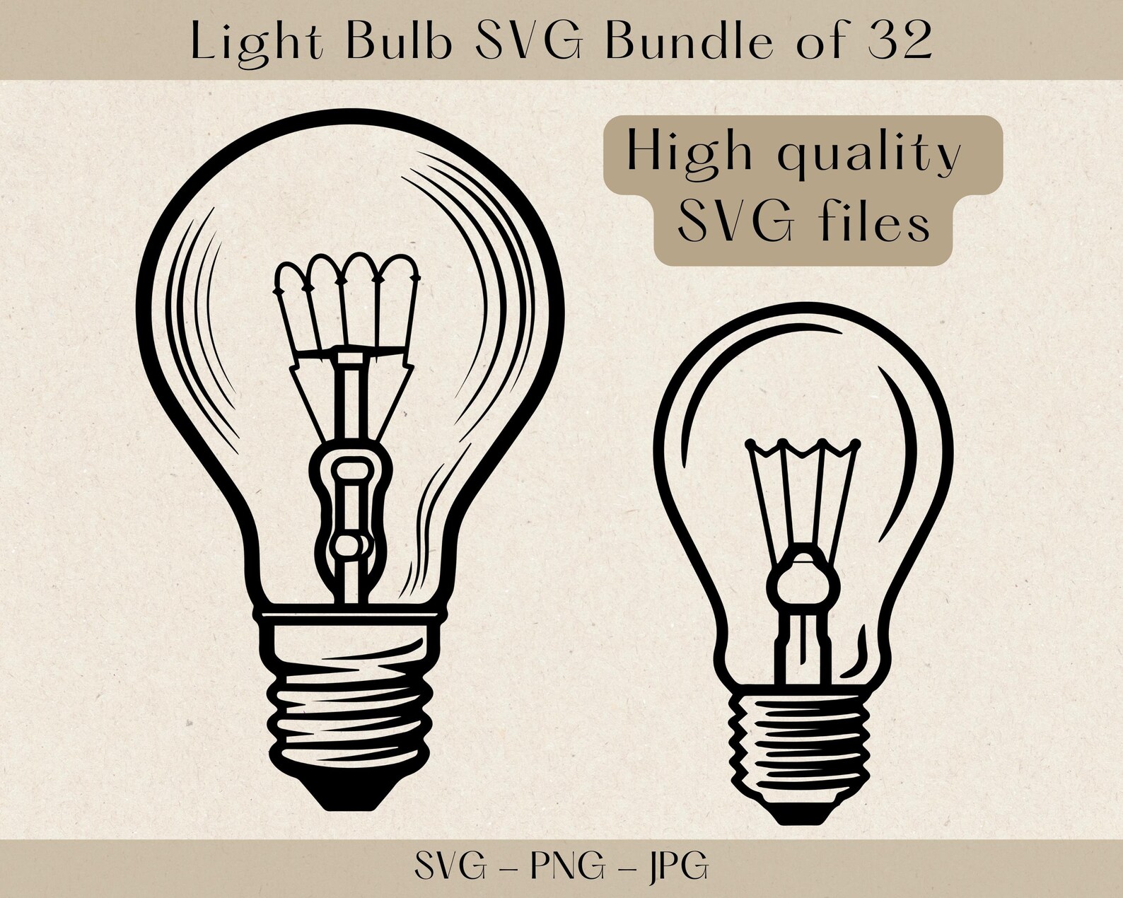 Light Bulb SVG, Bulb SVG, Lightbulb SVG, Light Bulb Clipart, Light Svg ...