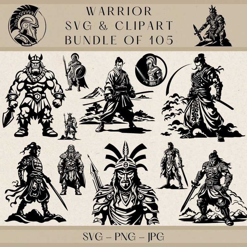 Warrior Svg - Etsy