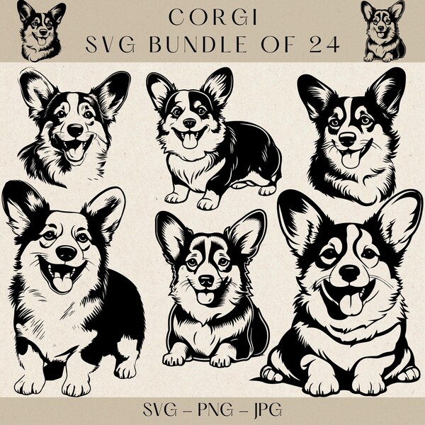 Corgi Svg - Etsy