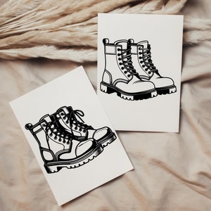 Boots SVG, Shoes SVG, Shoes Png, Fashion Svg, Boot Clipart, Boot Vector ...