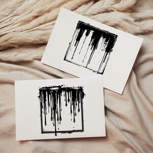 Dripping Liquid Frame Svg, Frame Svg, Border Svg, Dripping Svg, Melting ...