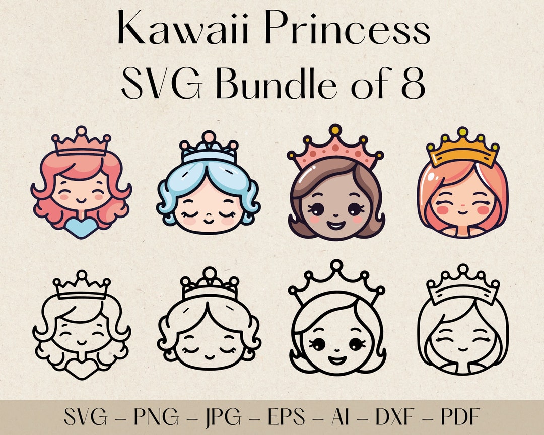 Princess Svg, Princess Png, Princess Clipart, Princess Vector, Princess ...