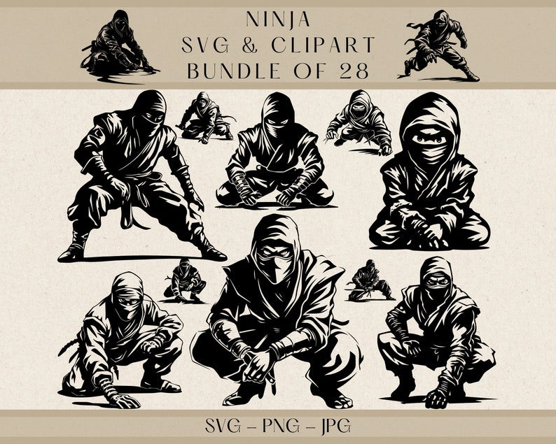 Ninja Svg, Ninja Png, Ninja Clipart, Ninja Vector, Ninja Silhouette ...