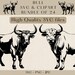 Bull Svg Cow Svg Buffalo Svg Bull Vector Bull Clipart - Etsy