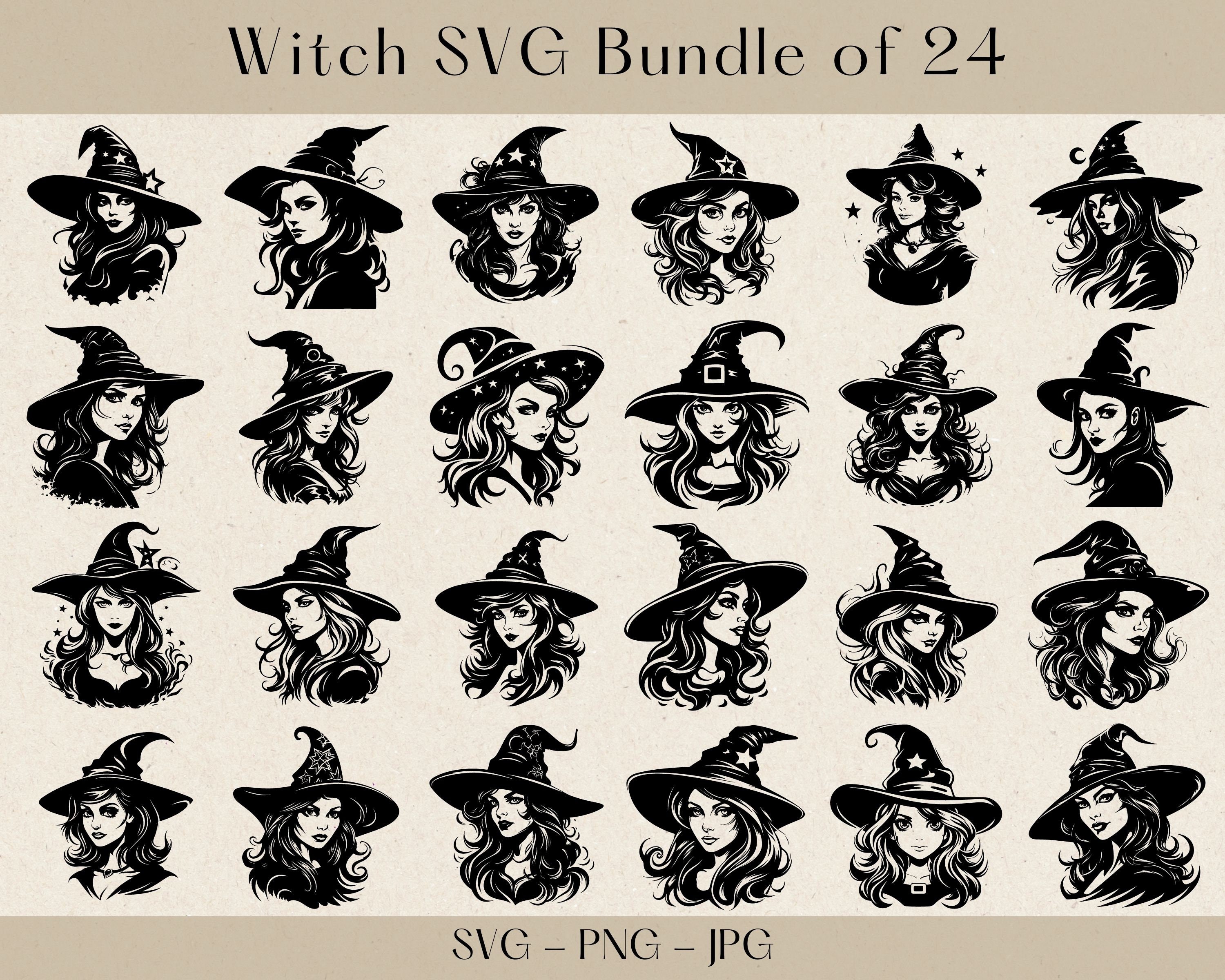 Witch SVG Witch SVG Bundle Witch PNG Witch Svg Files for - Etsy Australia
