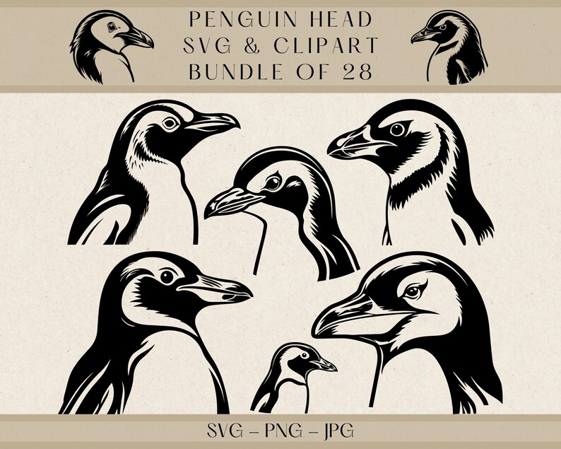 Penguin Head Svg, Penguin Face Svg, Penguin Svg, Penguin Png, Penguin ...