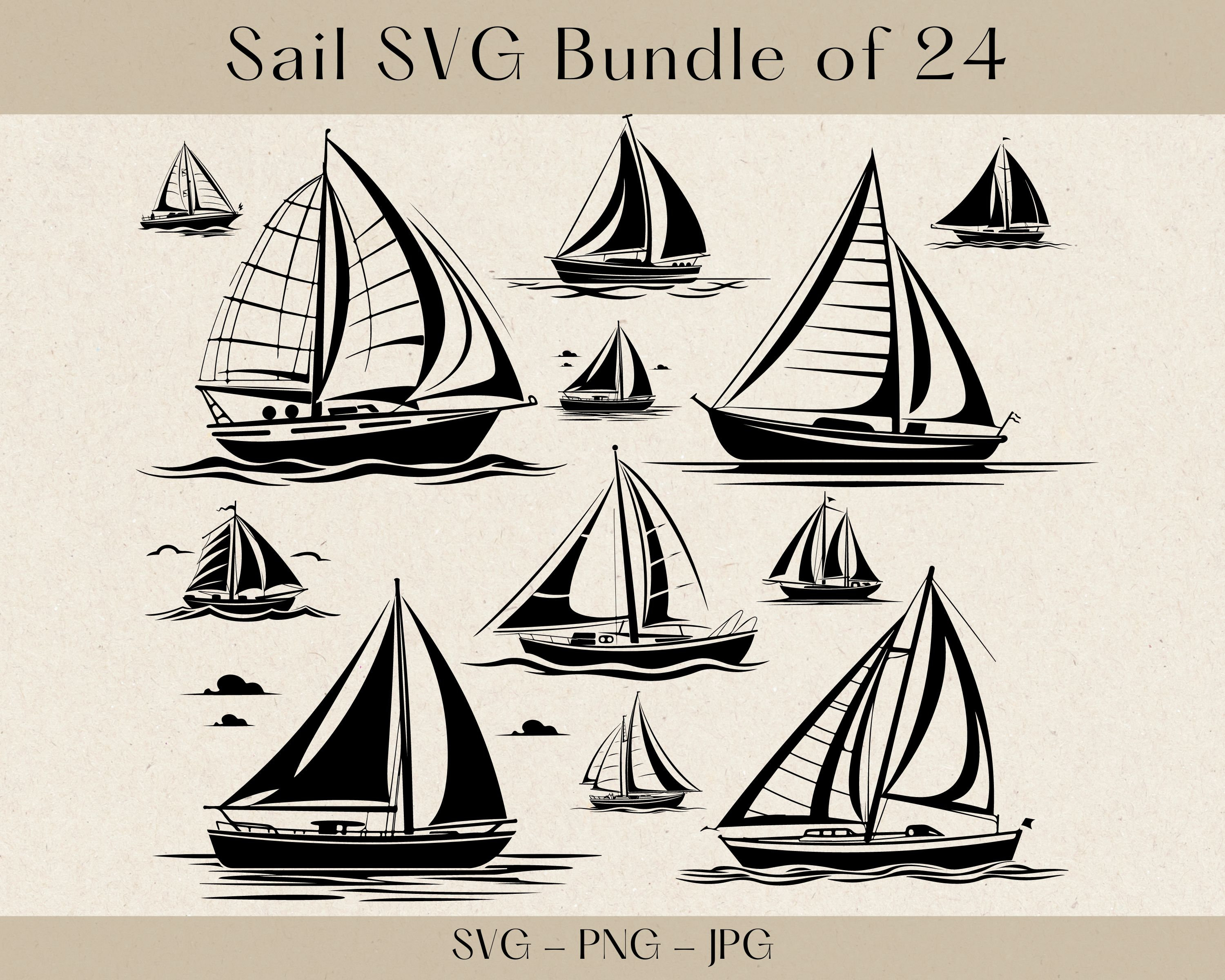 Sail Svg Boat Svg Sail Boat Svg Ship Svg Sailing Svg - Etsy UK