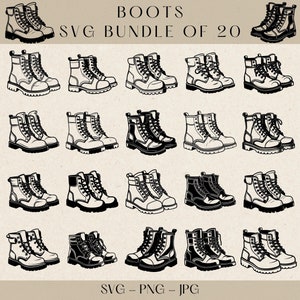 Boots SVG, Shoes SVG, Shoes Png, Fashion Svg, Boot Clipart, Boot Vector ...