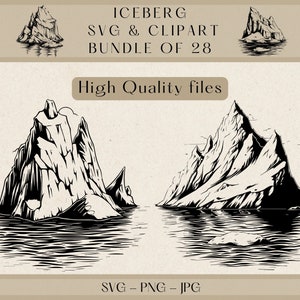 Iceberg SVG, Iceberg Clipart, Iceberg Png, Iceberg Vector, Iceberg ...