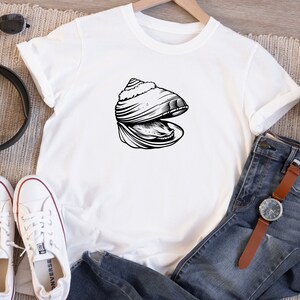 Sea Clam SVG, Sea Clam Clipart, Sea Clam Png, Sea Clam Vector, Seashell ...