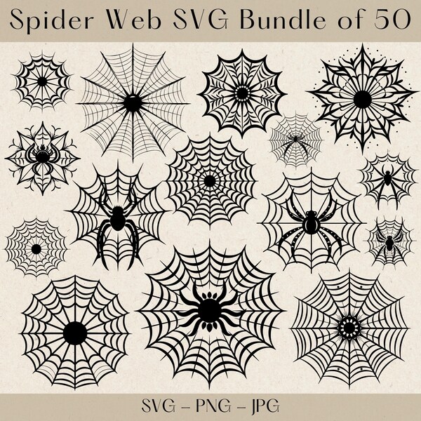 Spider Web Svg - Etsy