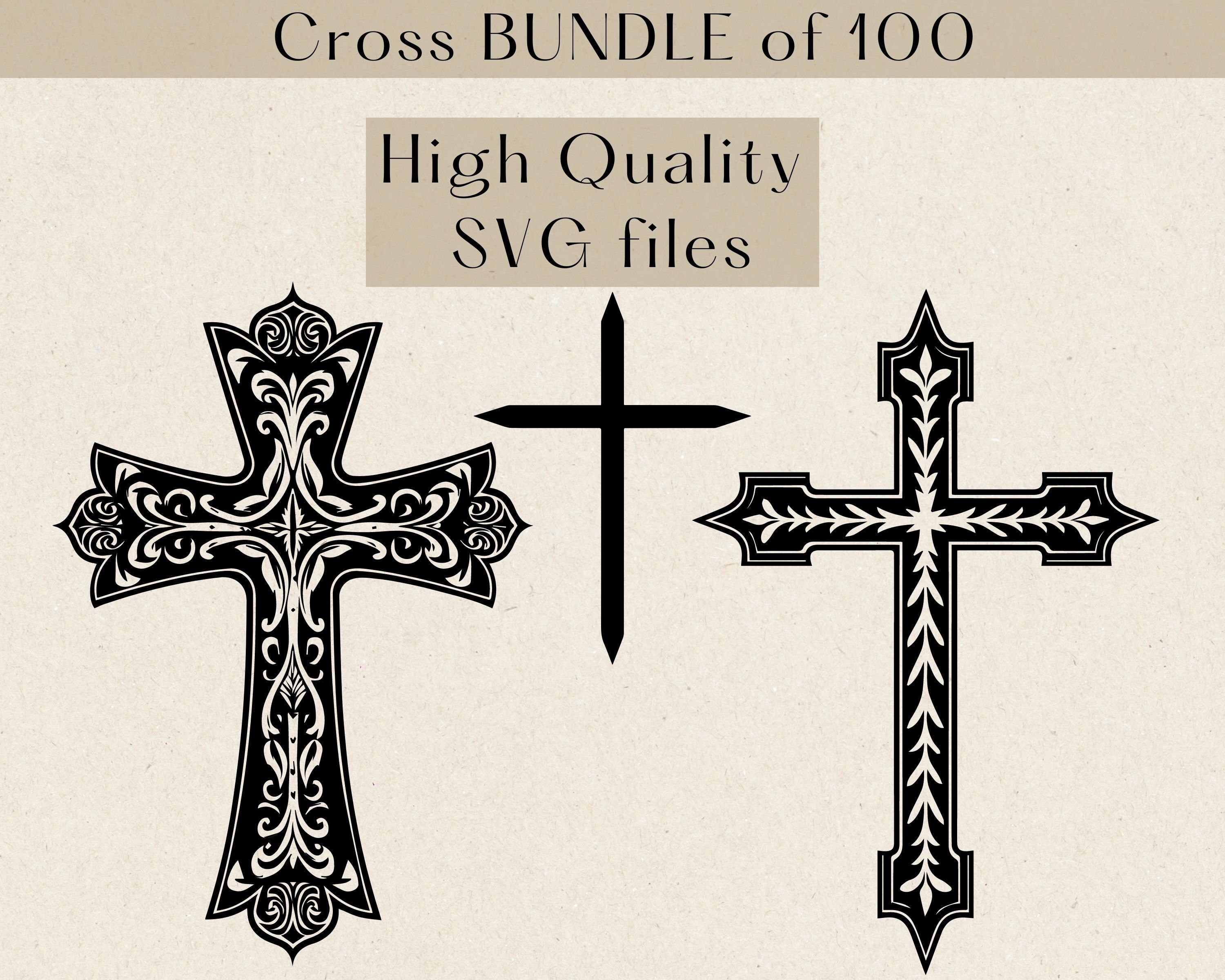 Cross SVG Bundle Cross SVG Christian Cross Svg Cross - Etsy UK