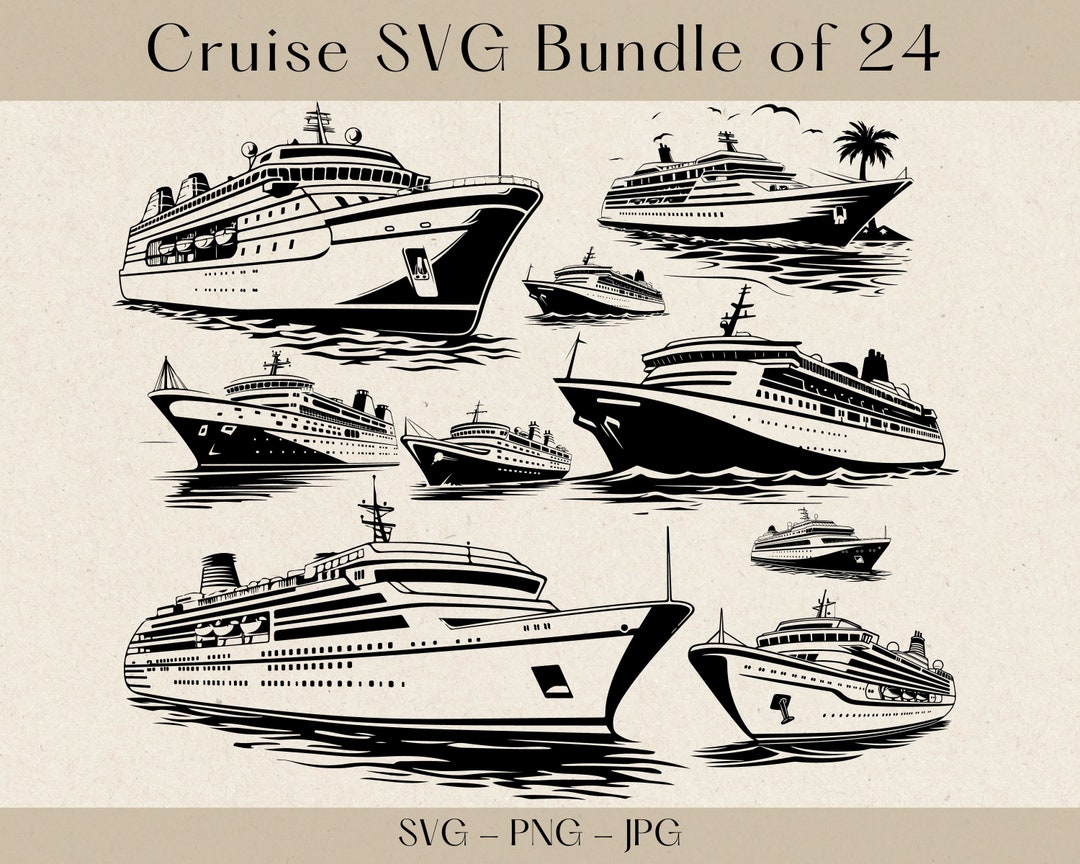 Cruise Svg, Cruise Svg Bundle, Ship Svg, Cruise Svg Files for Cricut ...
