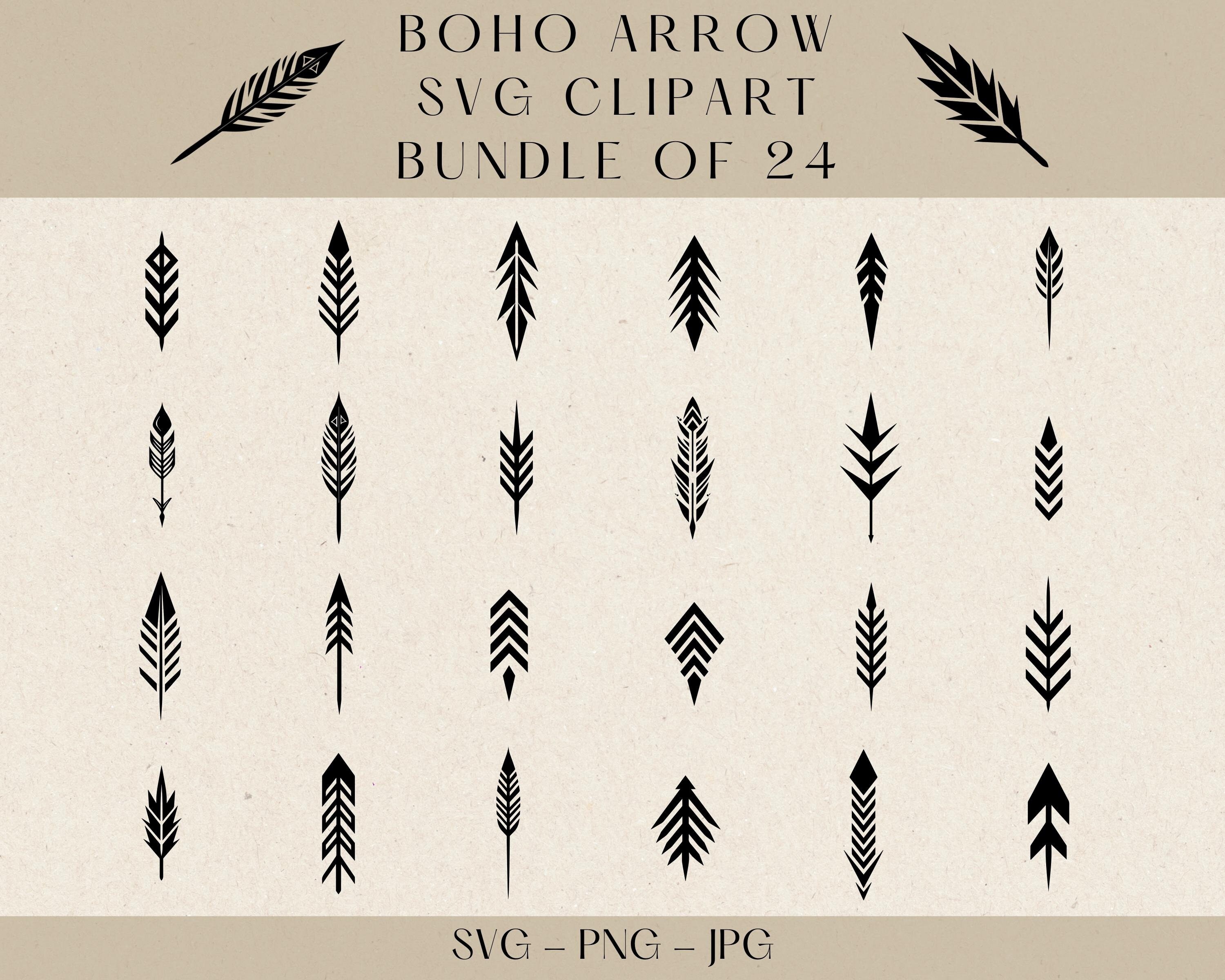 Boho Arrow SVG Bohemian Svg Boho Svg Boho Decor Svg Boho - Etsy