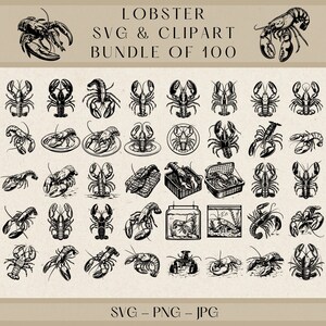 Homar SVG, Homar Clipart, Homar Png, Homar Wektor, Homar Sylwetka ...
