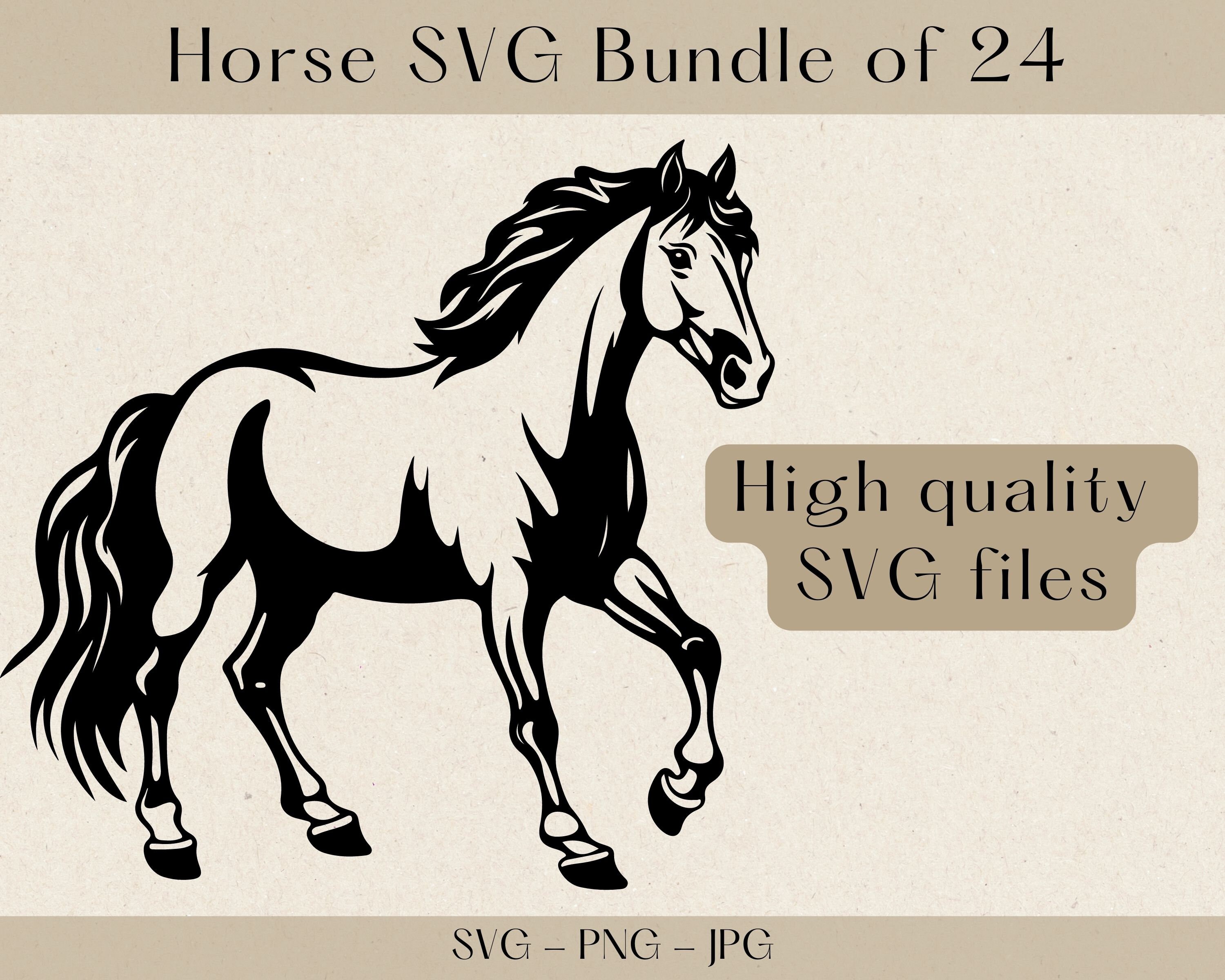 Pferd SVG. Pferd SVG Bundle Pferd Silhouette Pferd Vektor - Etsy.de