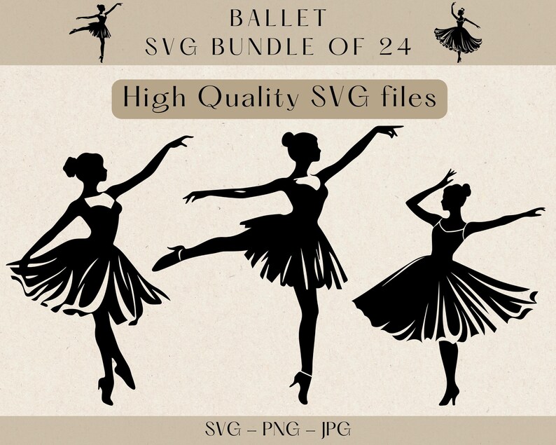 Ballet Svg, Ballet Clipart, Ballet Vector, Ballerina Vector, Ballet Png ...