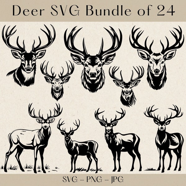 Deer Svg - Etsy