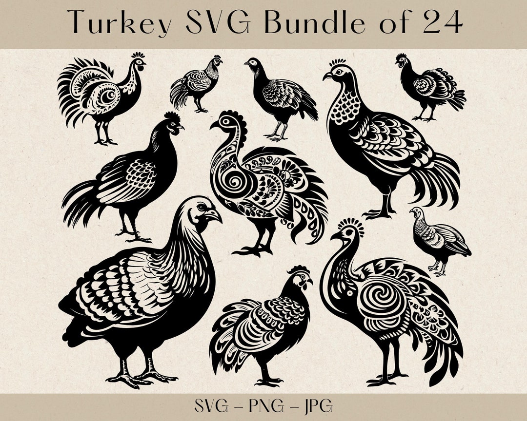 Turkey SVG, Turkey SVG, Bird SVG, Turkey Png, Turkey Clipart, Turkey ...