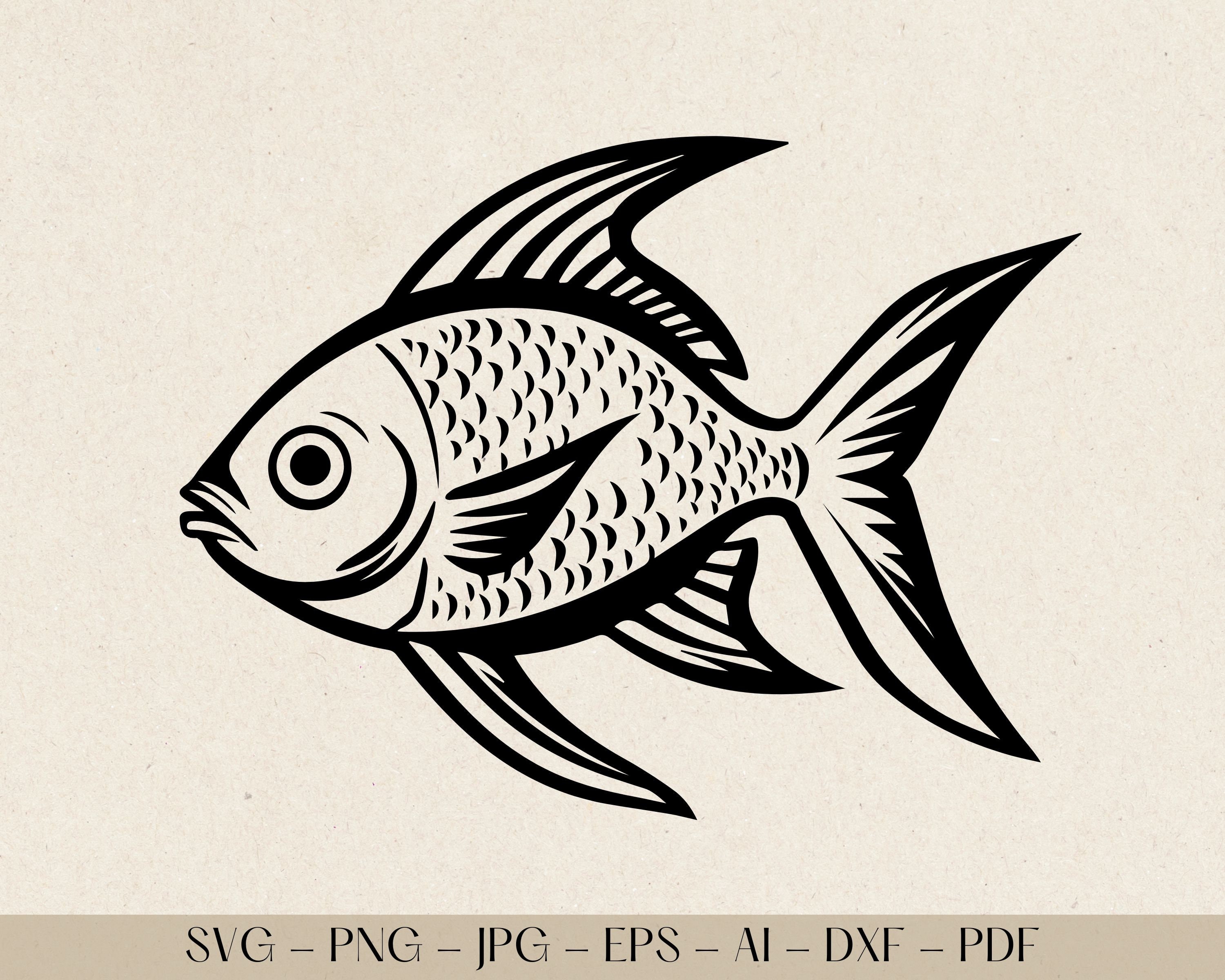 Fish SVG Fishing SVG Fish clipart svg svg files for - Etsy Polska