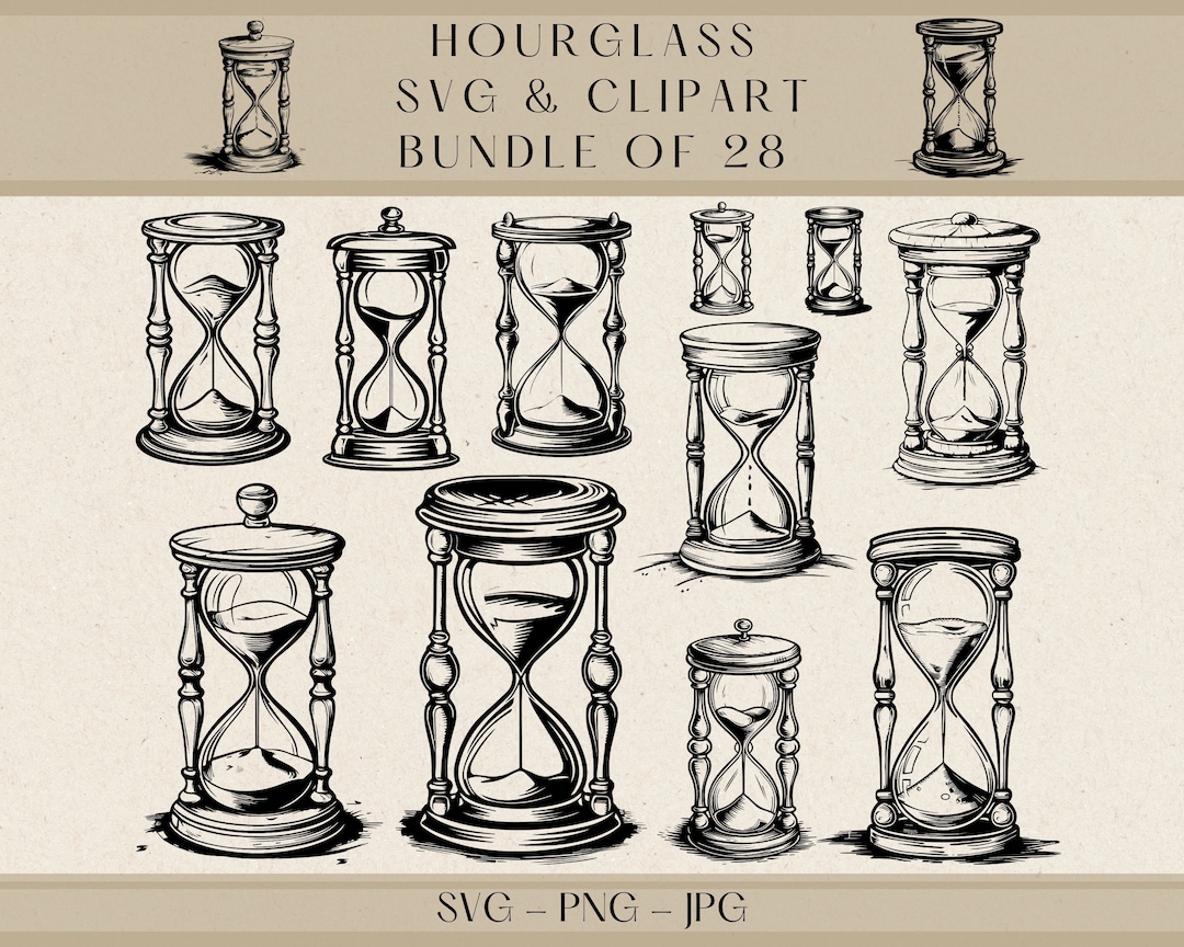 Hourglass Svg, Hourglass Png, Hourglass Clipart, Hourglass Vector ...