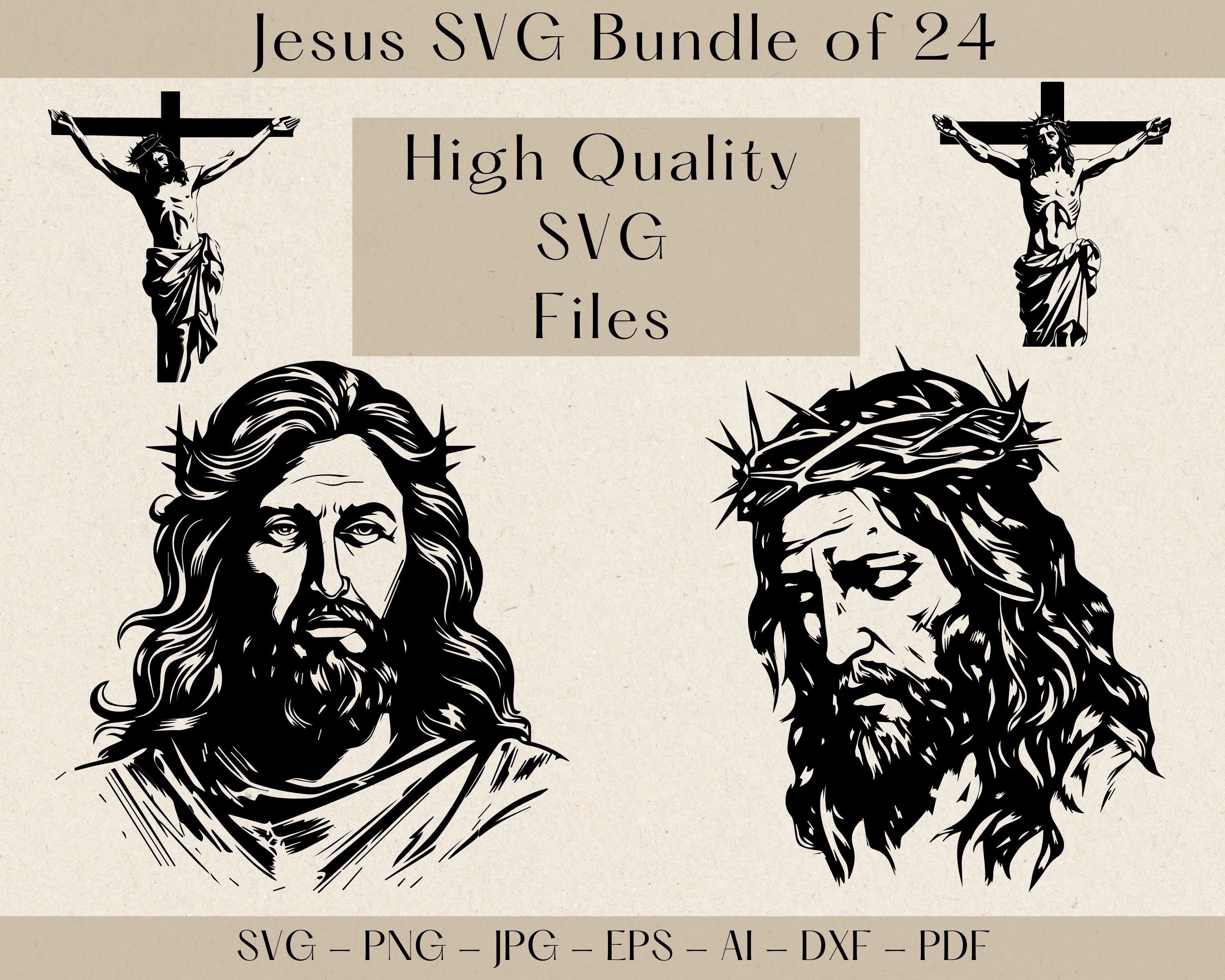 Jesus SVG Bundle Jesus Svg Christian SVG Bundle Christian - Etsy Hong Kong