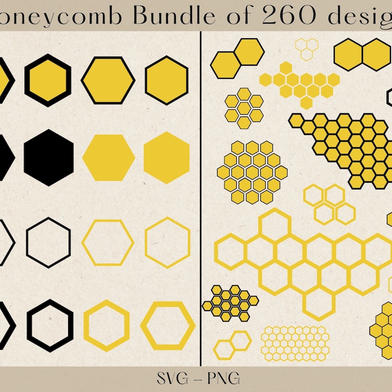 Honeycomb Svg - Etsy